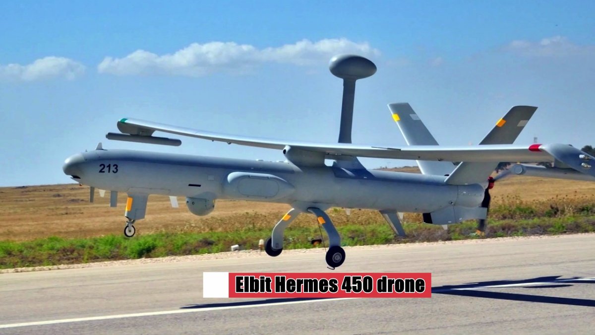 How Israel uses Elbit Hermes 450 drone to hunt down Hamas terrorists in ...