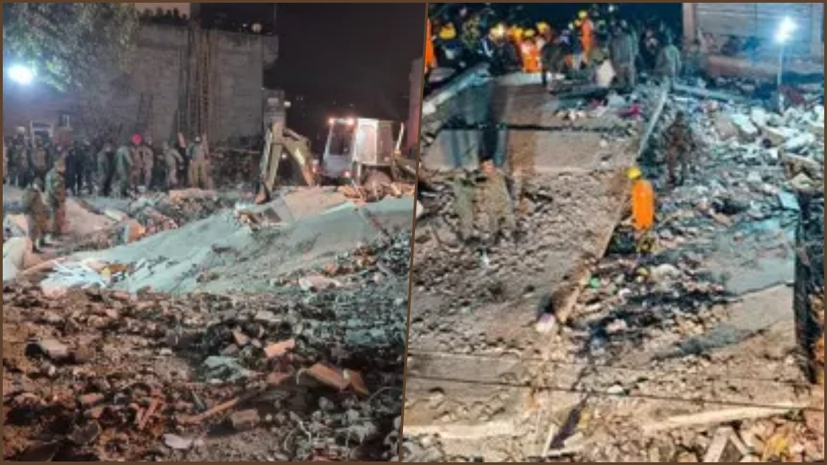 Mohali Tragedy: Four-Storey Building Collapses During Illegal ...