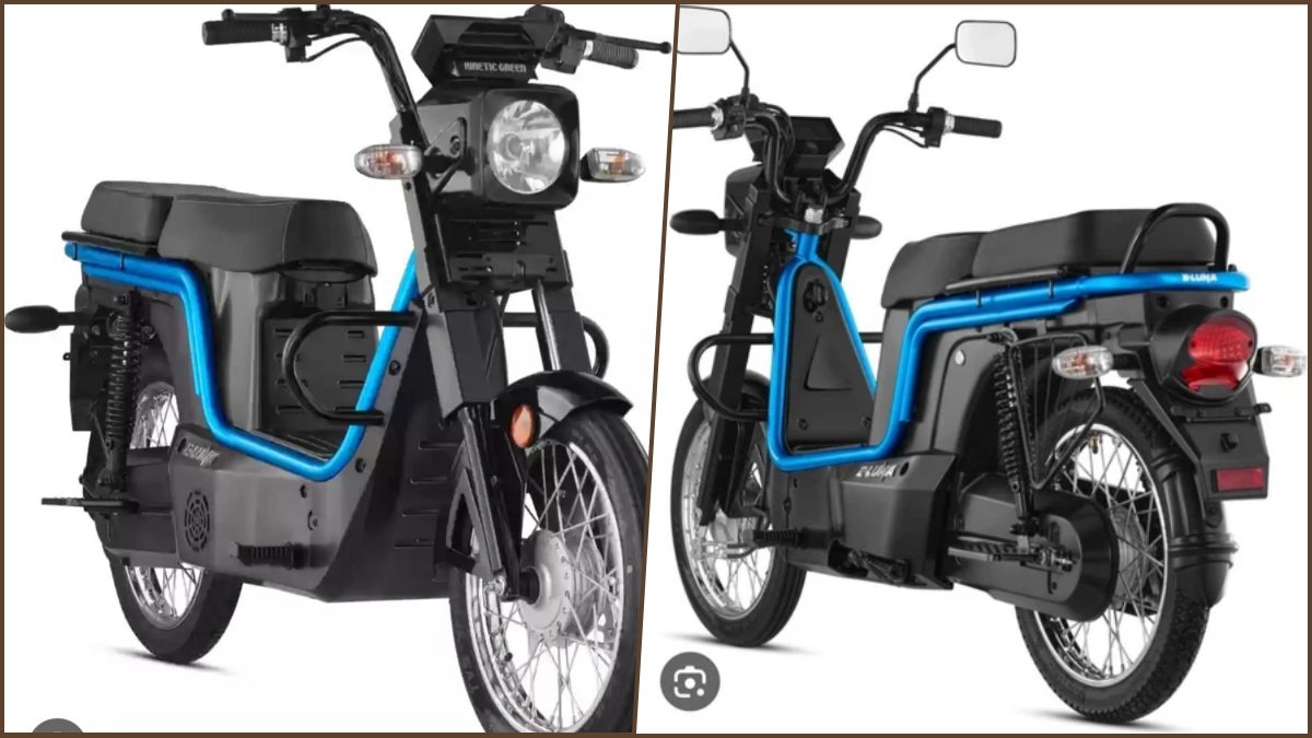Kinetic E-Luna: Iconic Moped Returns in Electric Avatar with ₹36,000 ...