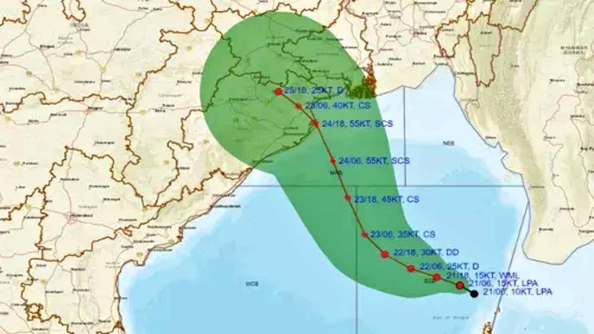 Cyclone ‘Montha’ Alert: IMD Issues Red Warning as Severe Storm Heads ...