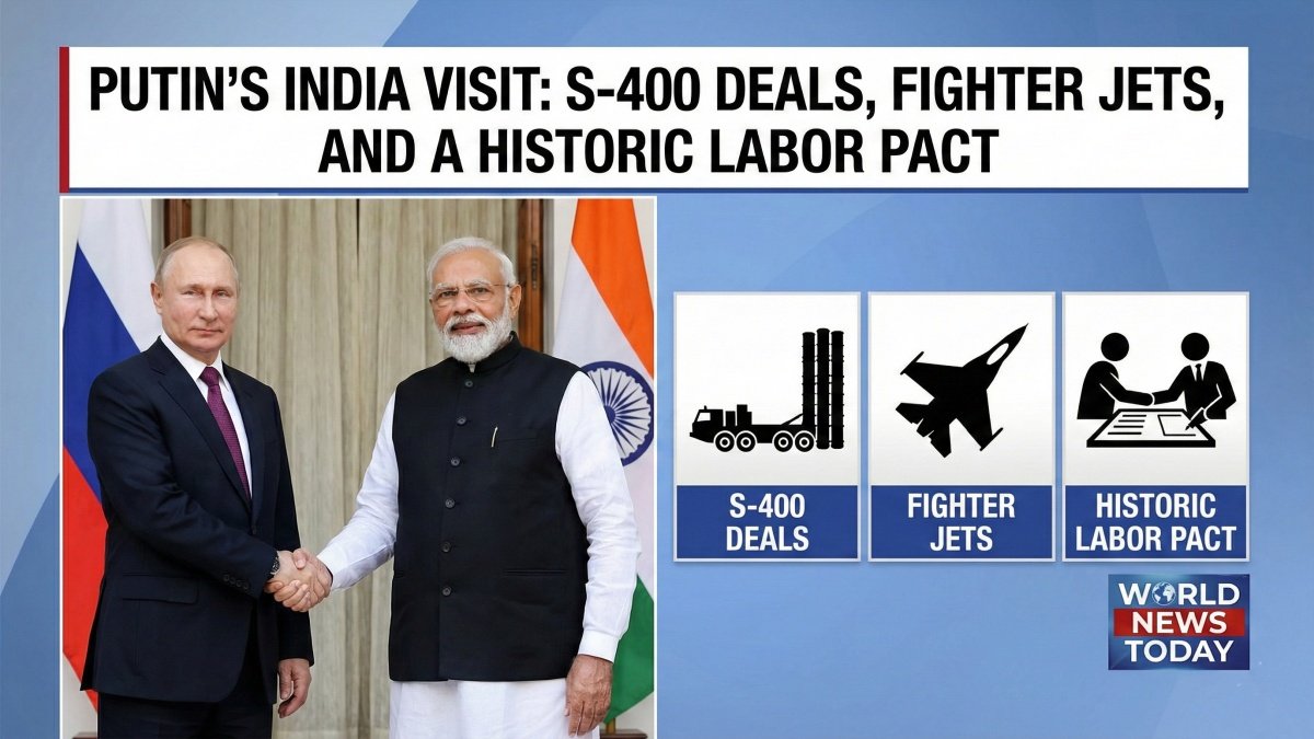 Putin’s India Visit: S-400 Deals, Fighter Jets, and a Historic Labor ...