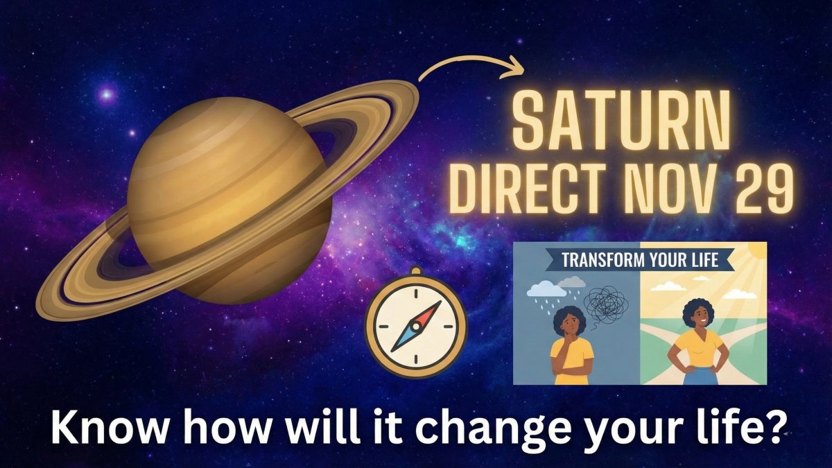 Retrograde Saturn in going direct on the 29th of November, Know how ...