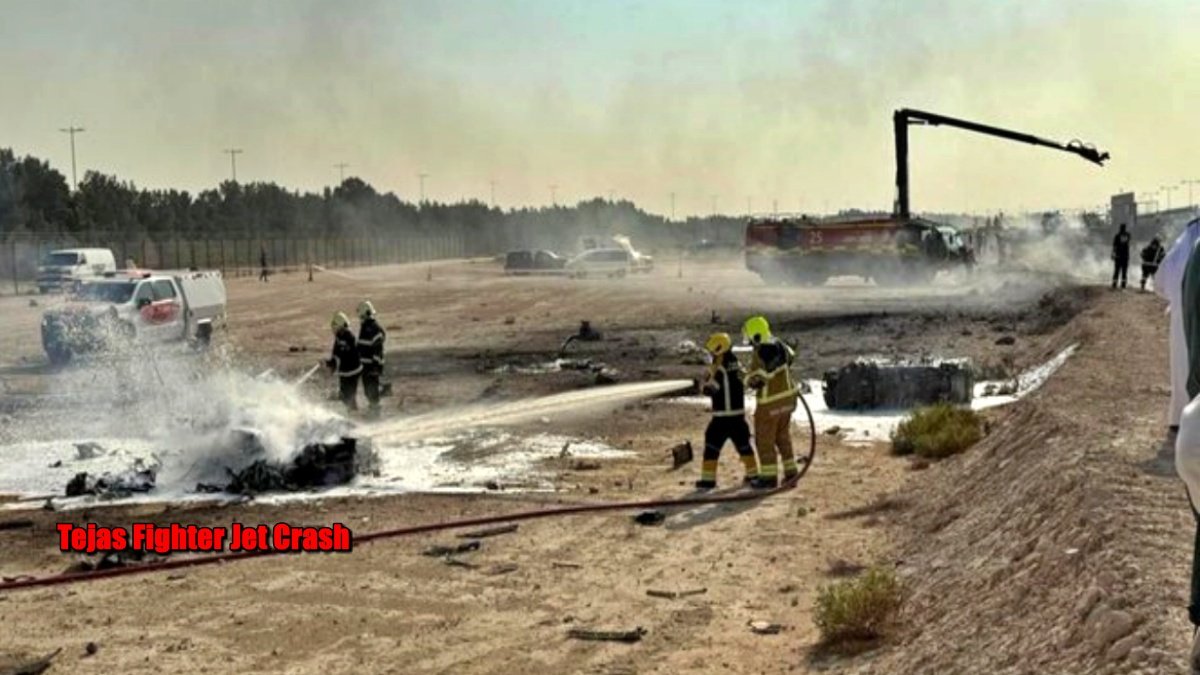 Tejas Fighter Jet Crash update, Pilot Killed in Fiery Explosion ...