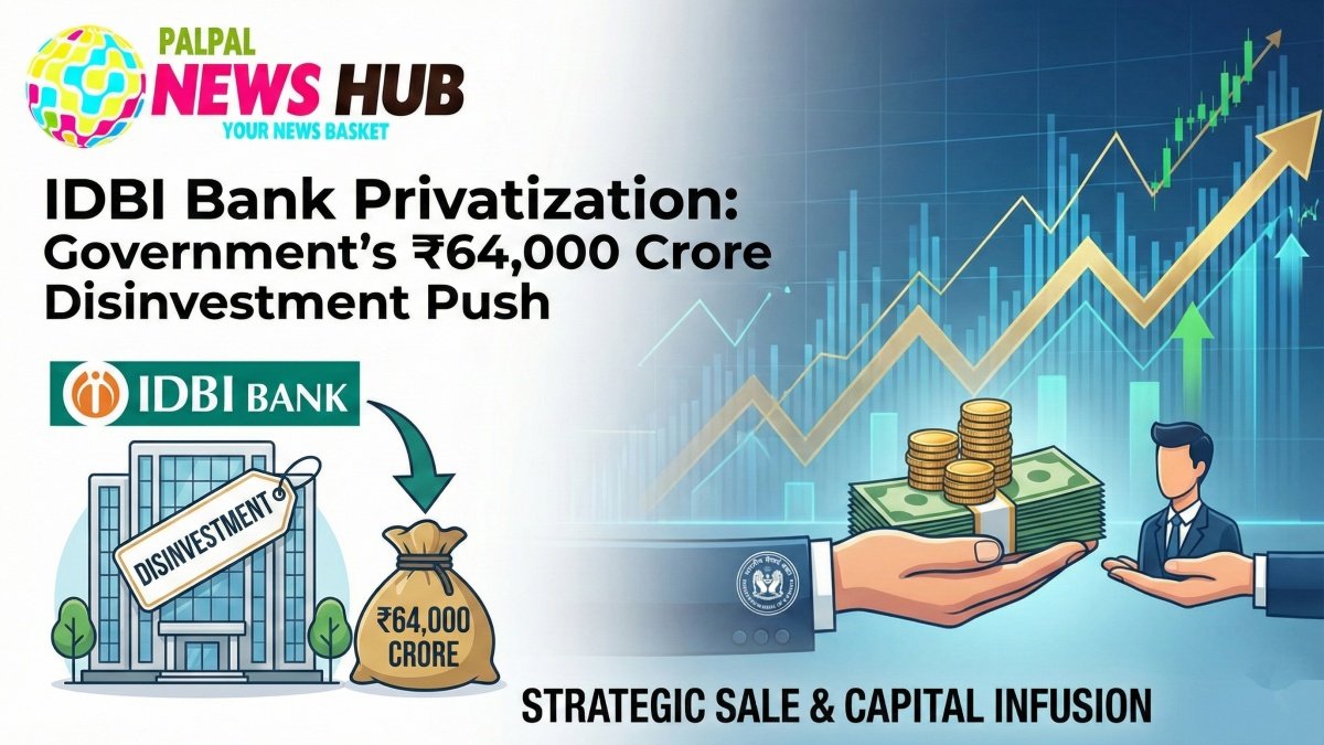 IDBI Bank privatization: Government’s ₹64,000 Crore Disinvestment Push ...