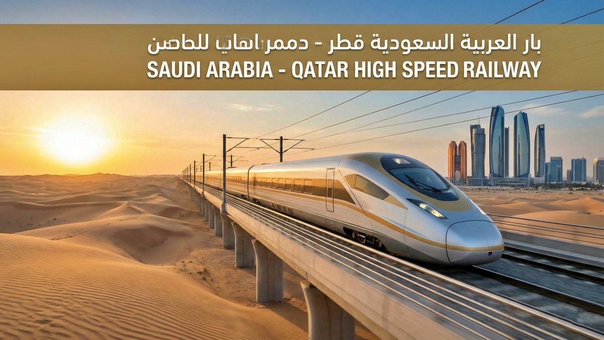 Saudi Arabia Qatar High Speed Railway: 300 km/h Electric Train to ...