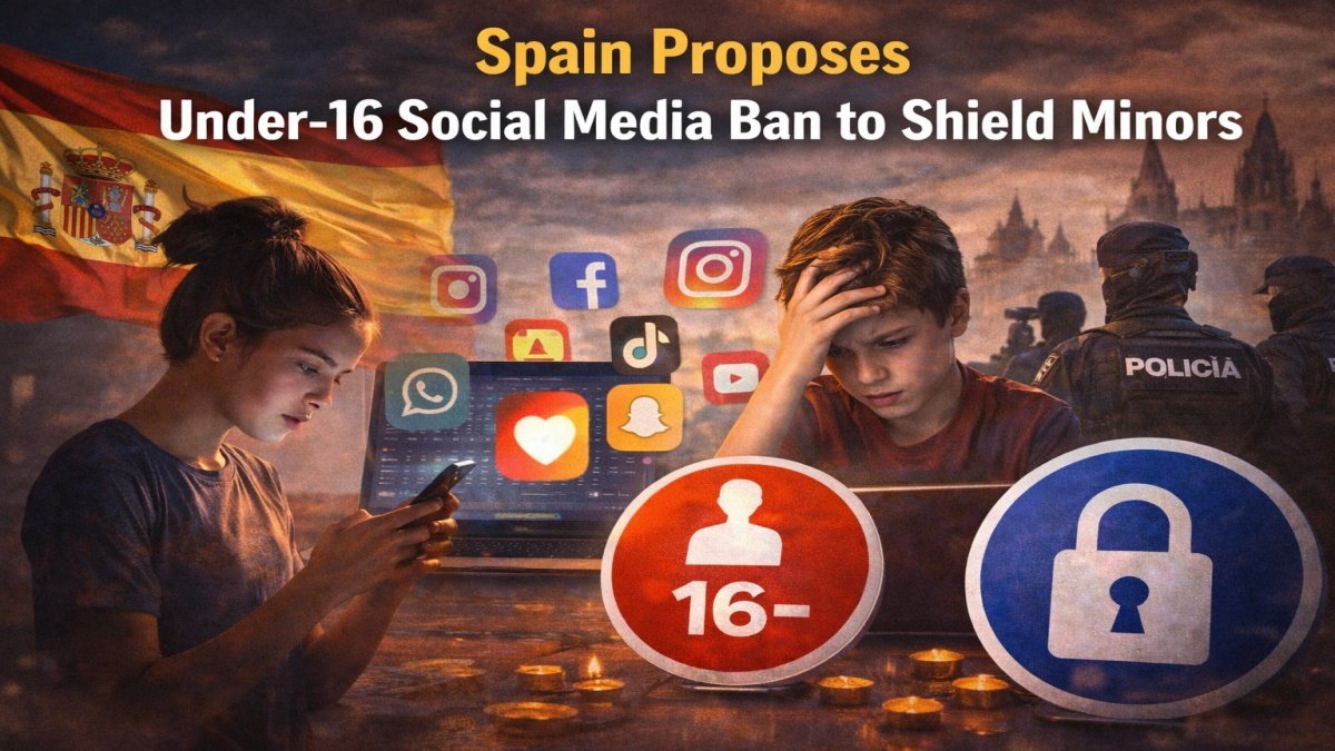 Spain Proposes Under-16 Social Media Ban to Shield Minors | PalPal News ...